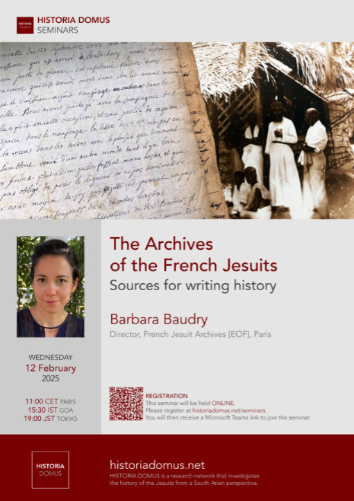 The Archives of the French Jesuits: Sources for writing history ...
